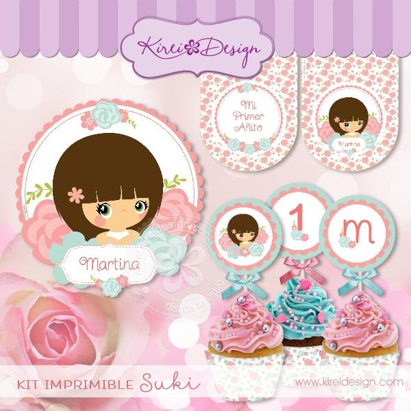 Kit Imprimible Suki - Kireidesign