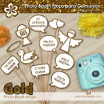 Photo Booth Props Gold | kireidesign
